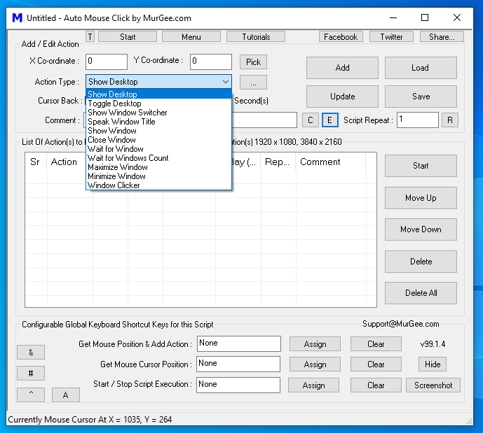 Auto Mouse Click Software for Windows